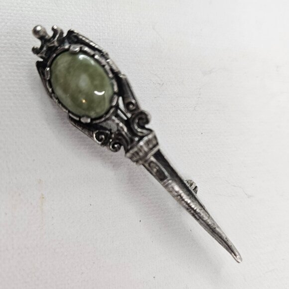 Miracle | Jewelry | Vintage Miracle Celtic Scepter Brooch Silver Tone ...